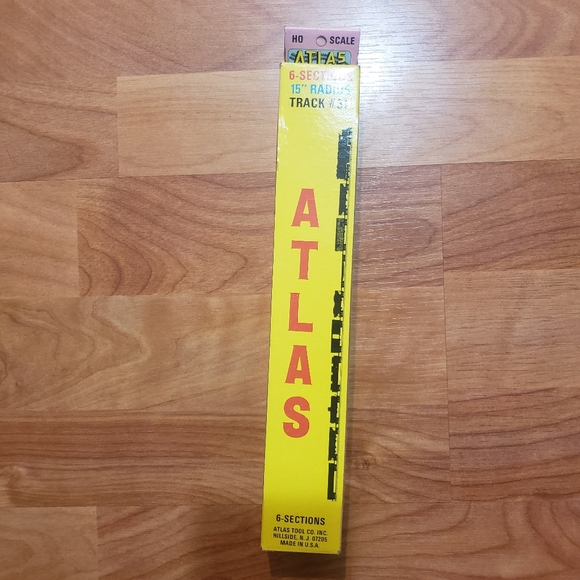 Atlas | Other | Atlas Ho Train Track In Original Box Vtg 6 Sections 5 ...